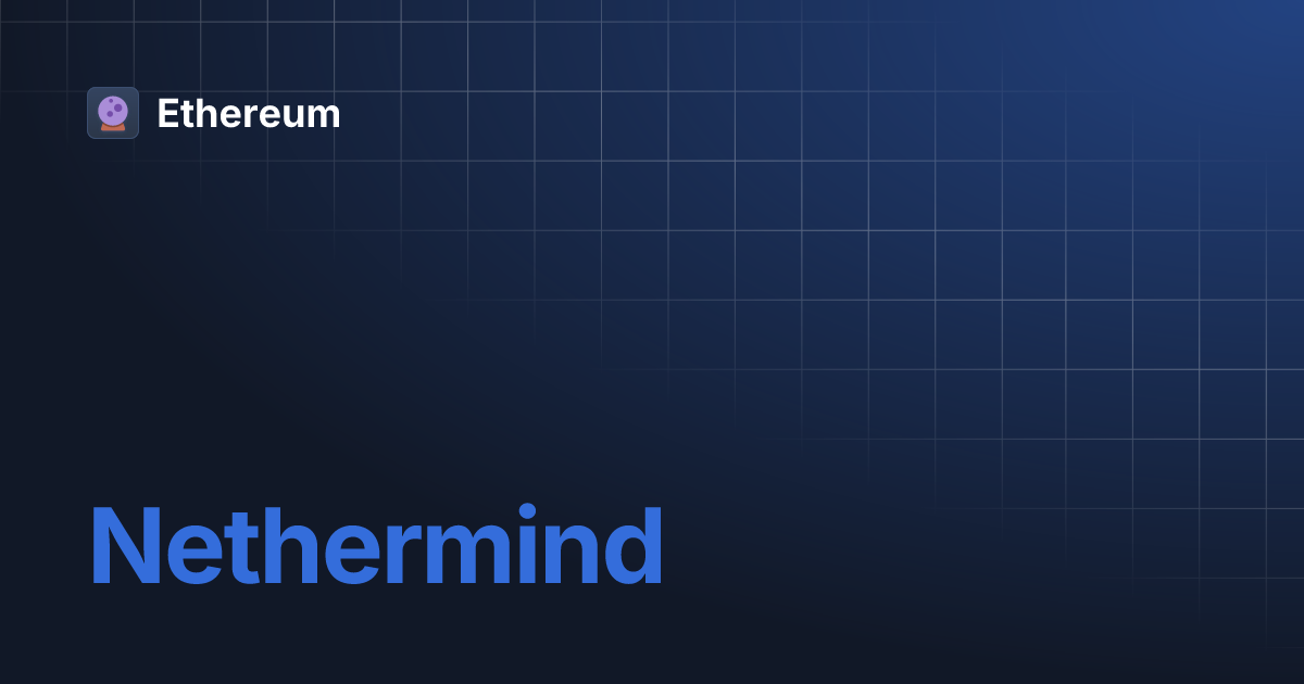 Nethermind | Ethereum
